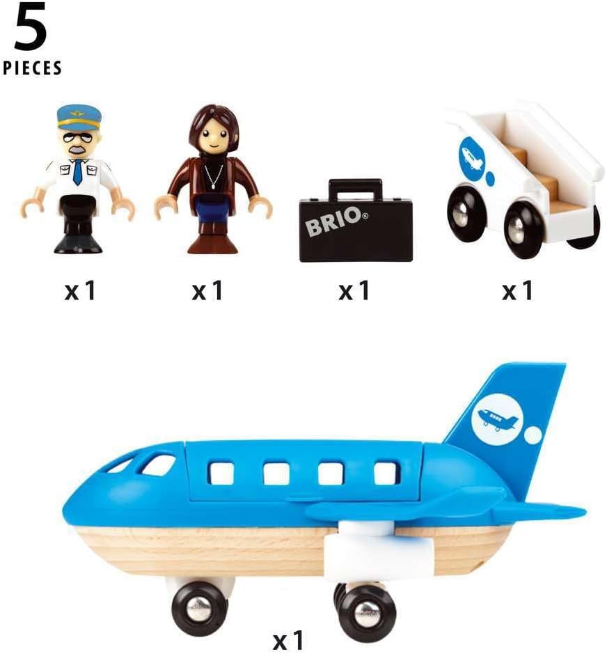 BRIO 33306 - Airplane 5 Pieces – ToyRoo - Magical World of Toys!