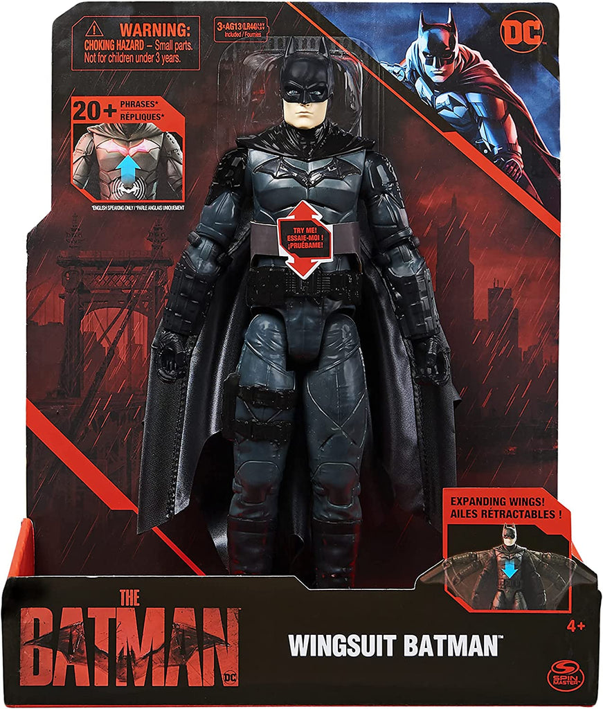 DC Comics Batman Wingsuit - The BatmanAction Figure, 12-Inch – ToyRoo ...